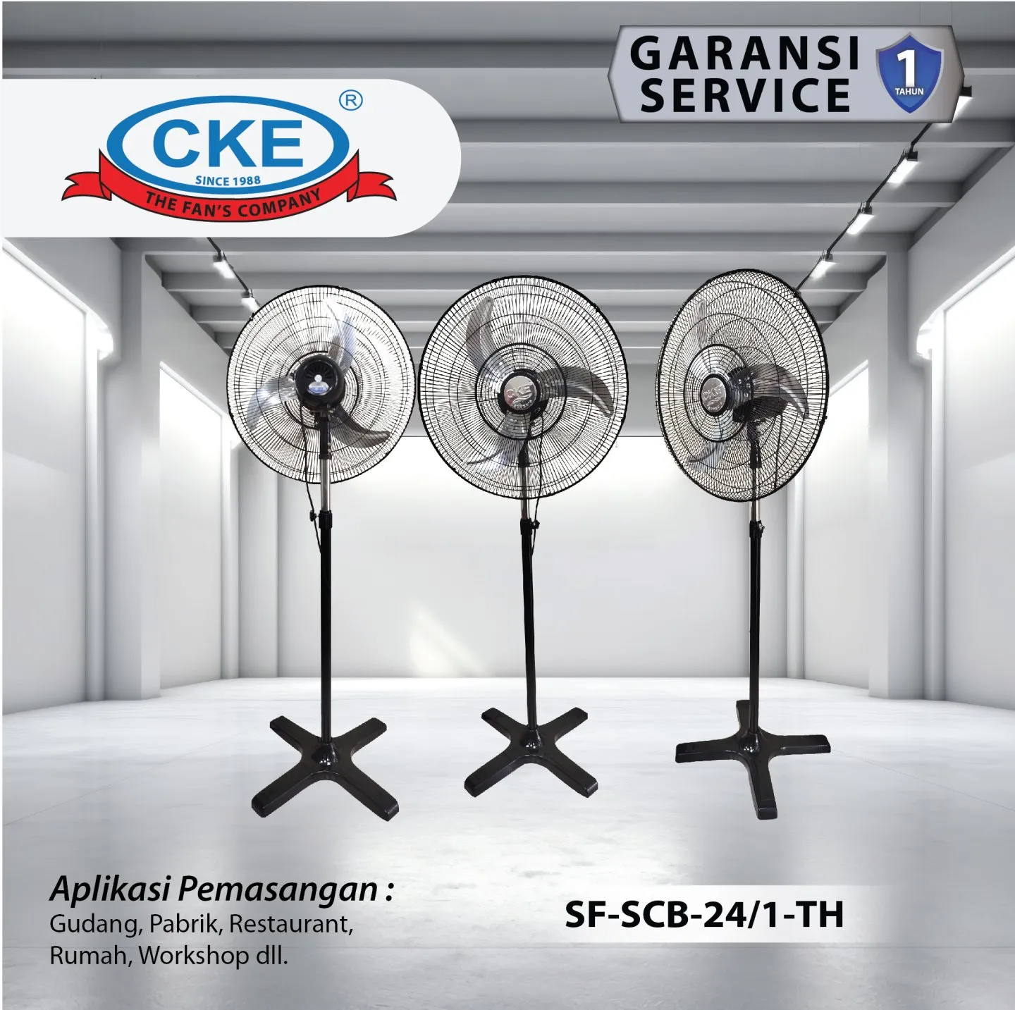SF-SCB-24/1-TH | Stand Fan | KIPAS CKE