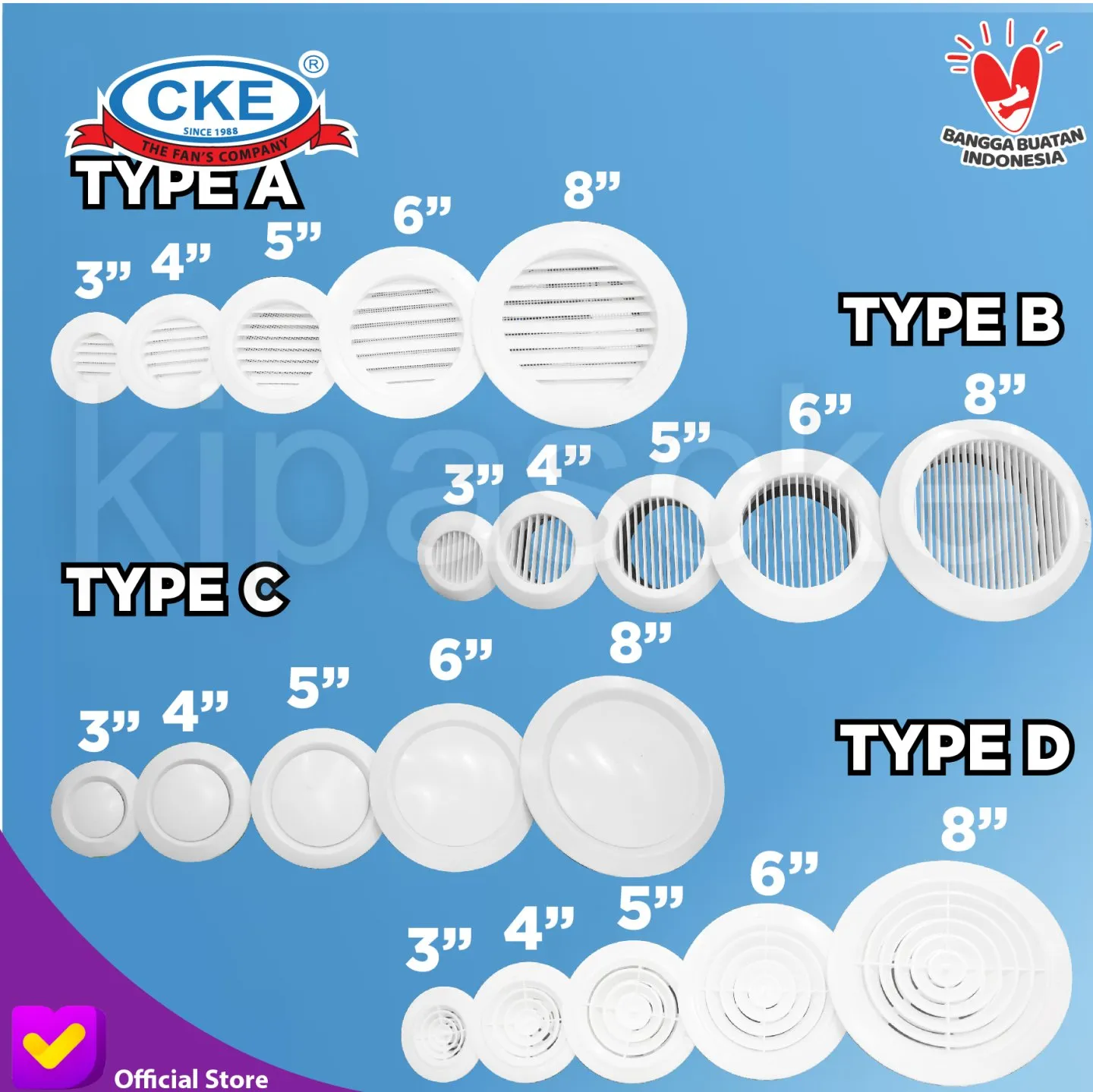 SP-GRL-AFP-3A-NB | Diffuser Grill | KIPAS CKE