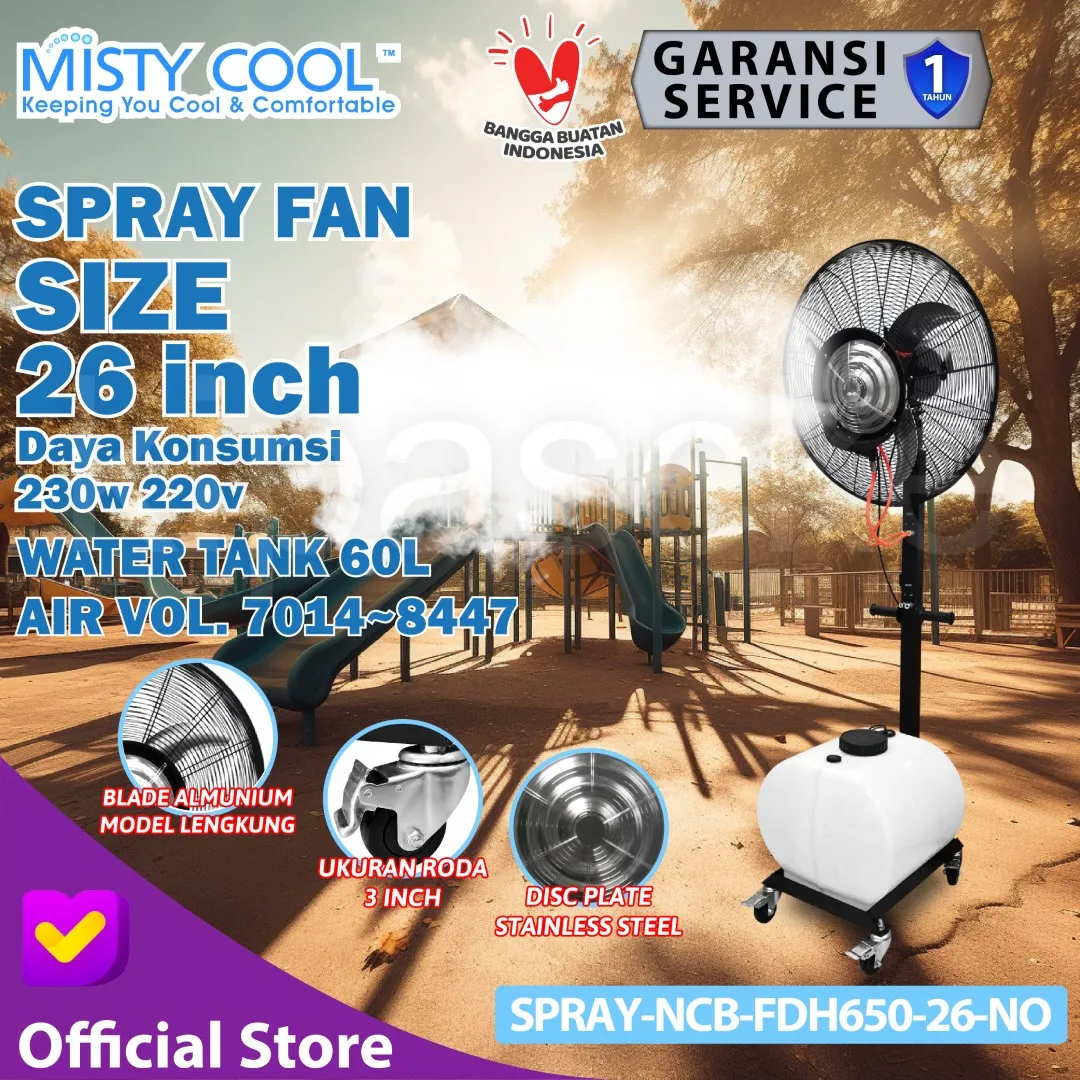 SPRAY-NCB-FDH650-26-NO | Spray Fan | KIPAS CKE