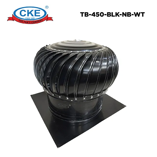 TB-450-BLK-NB-WT | Turbin Ventilator | KIPAS CKE