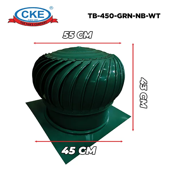 TB-450-GRN-NB-WT | Turbin Ventilator | KIPAS CKE