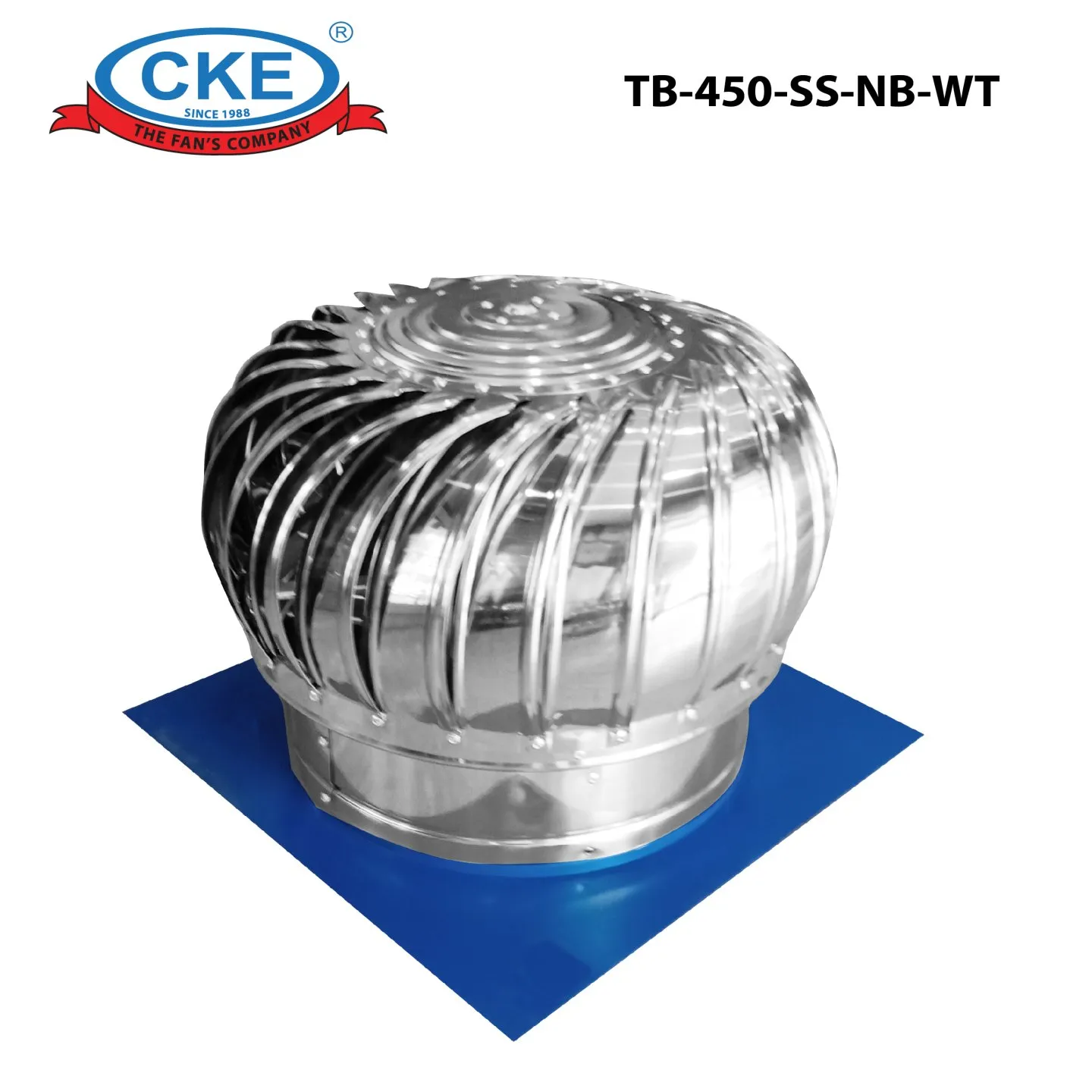 TB-450-SS-NB-WT | Turbin Ventilator | KIPAS CKE