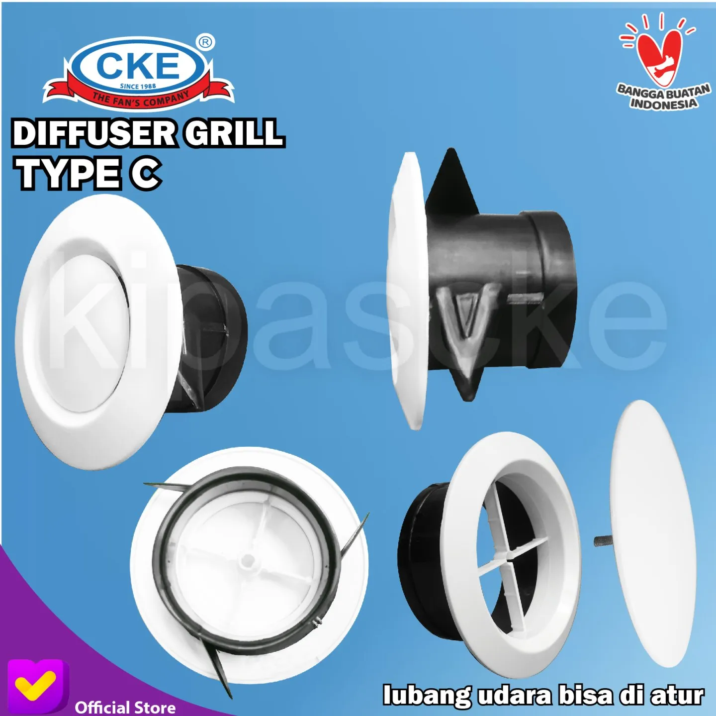 SP-GRL-AFP-3C-NB | Diffuser Grill | KIPAS CKE