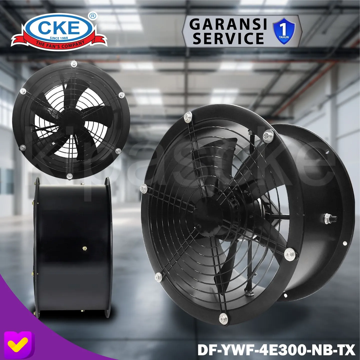 DF-YWF-4E300-NB-TX | Drum Fan | KIPAS CKE