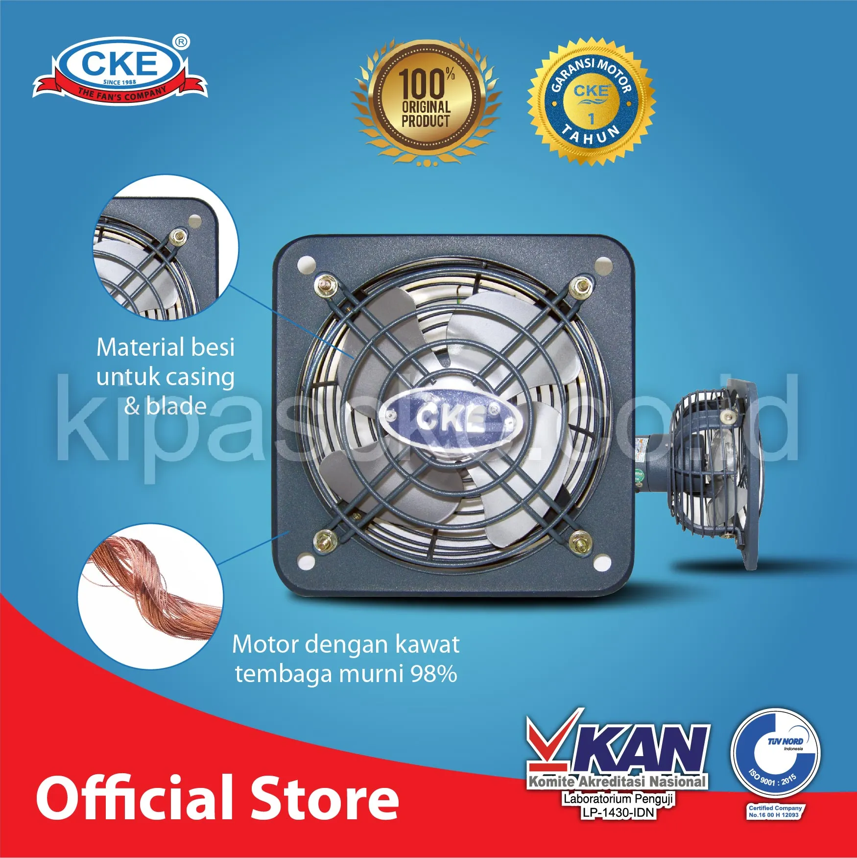 ESN-D06/1-YL | Exhaust Fan | KIPAS CKE
