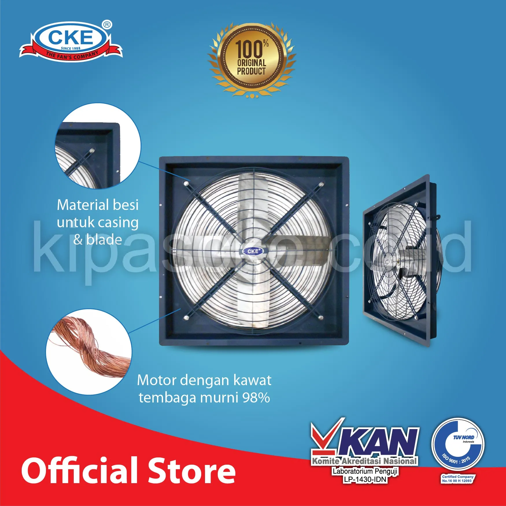 EFC-30/3-YL | Exhaust Fan | KIPAS CKE