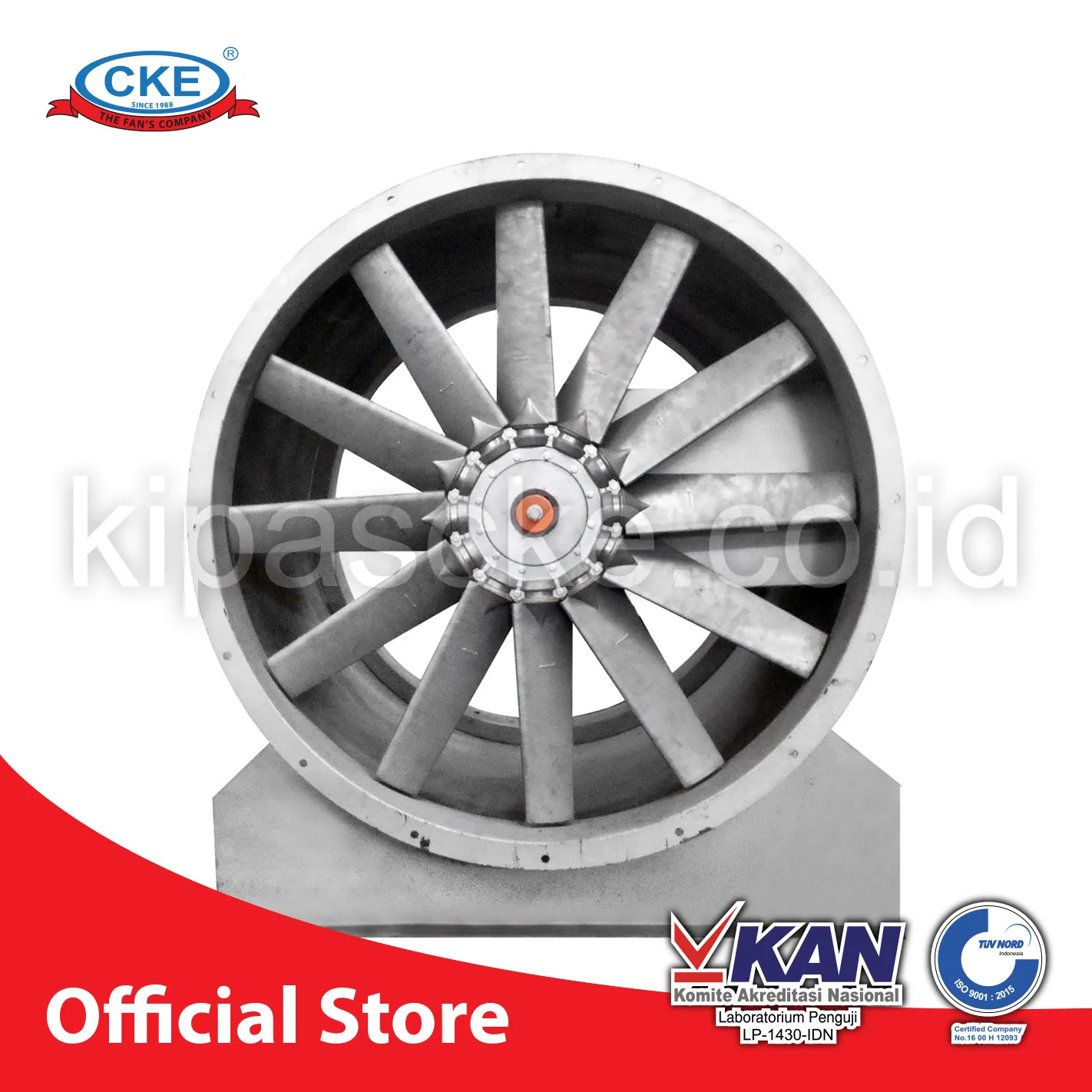 AFB-TET1000/7.5KW/4/3 | Axial Fan Bifurcated | KIPAS CKE