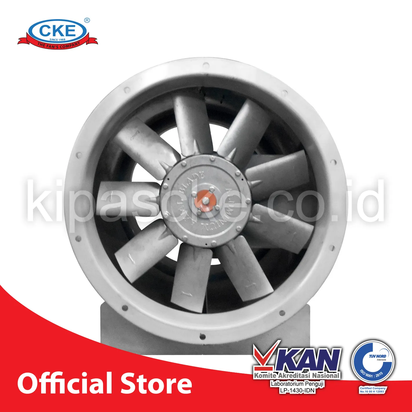 AFB-TET500/2.2KW/2/3 | Axial Fan Bifurcated | KIPAS CKE