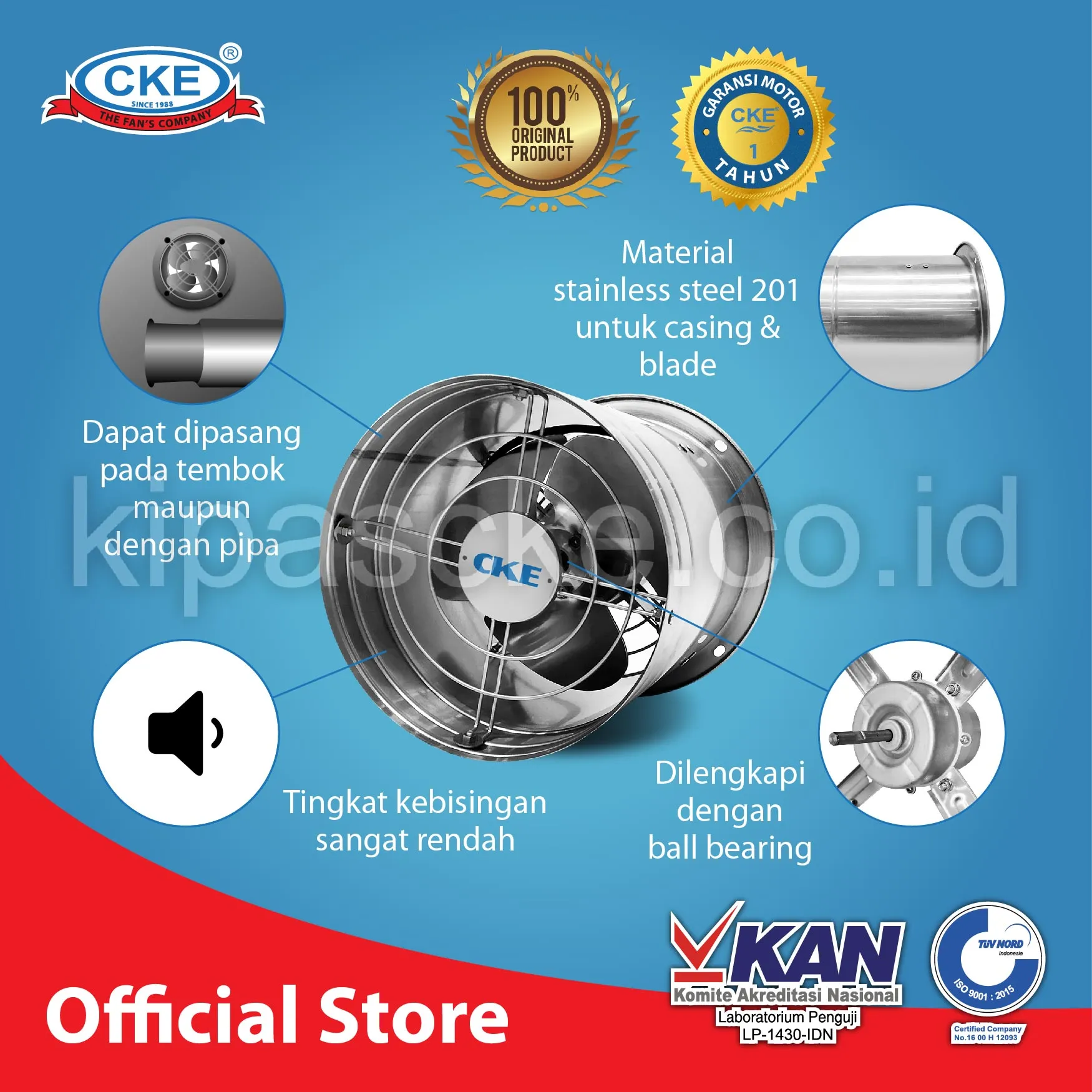 DF-SS-10/1-NX | Drum Fan | KIPAS CKE