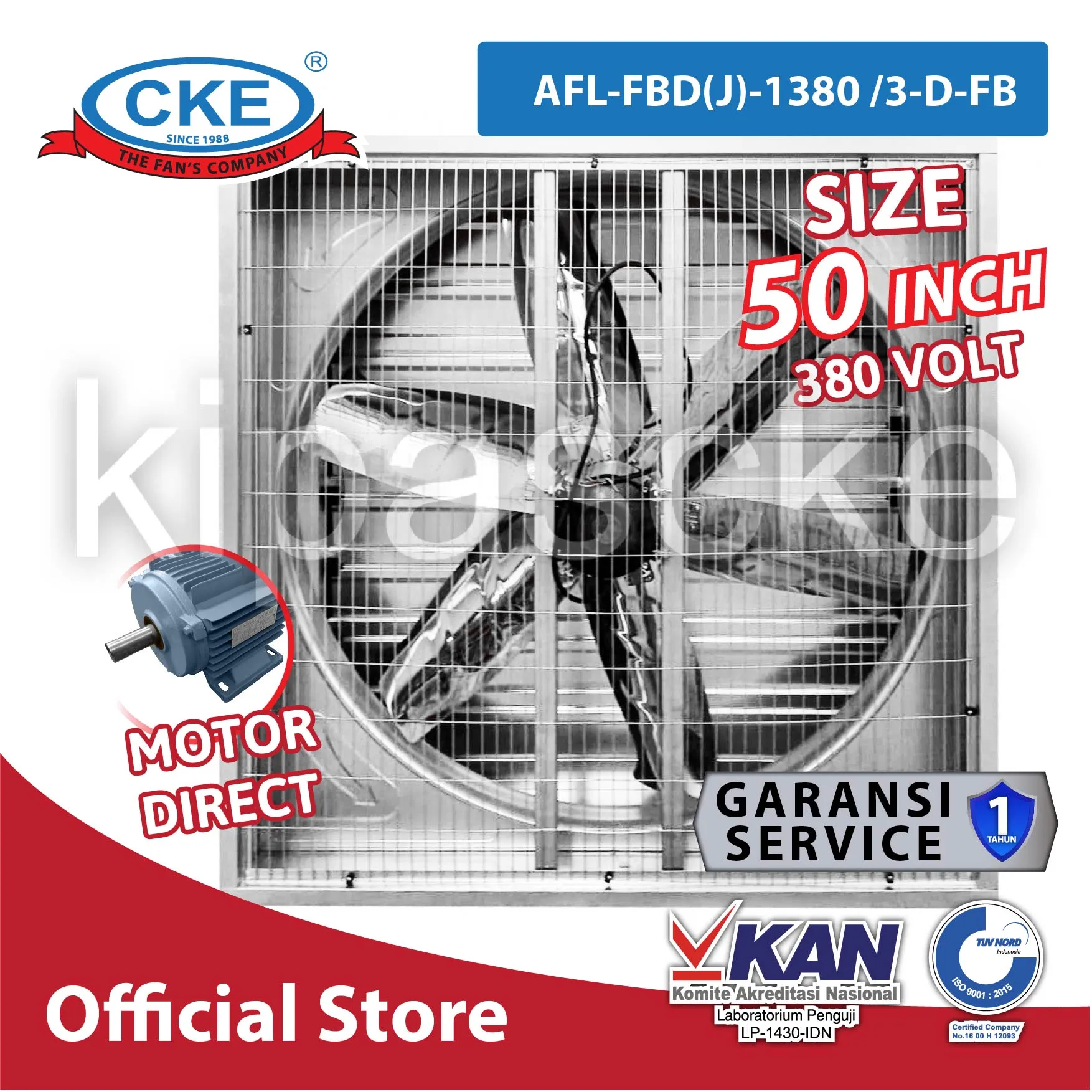 AFL-FBD(J)-1380/3-D-FB | Box Fan | KIPAS CKE
