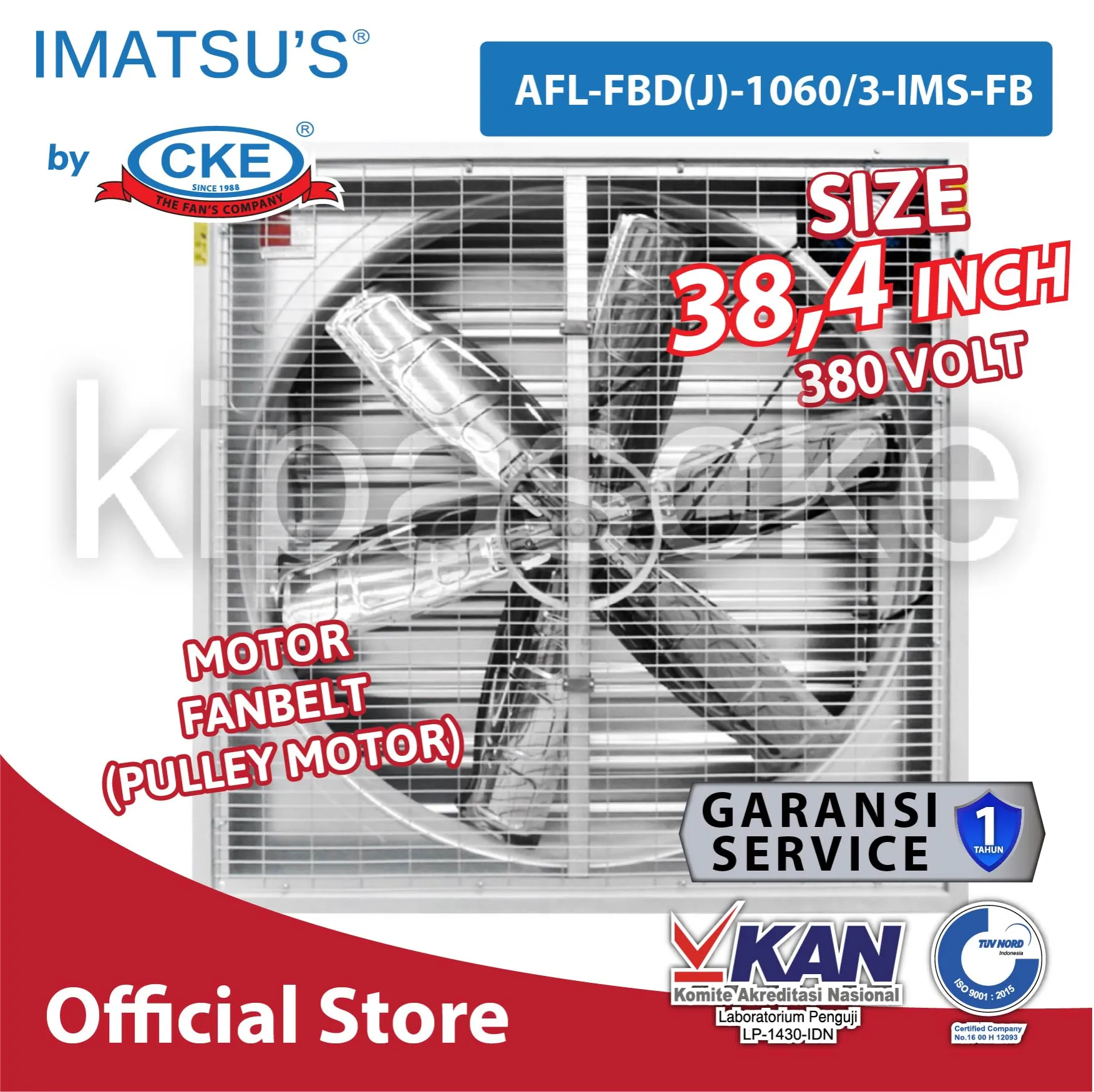 AFL-FBD(J)-1060/3-IMS-FB | Box Fan | KIPAS CKE