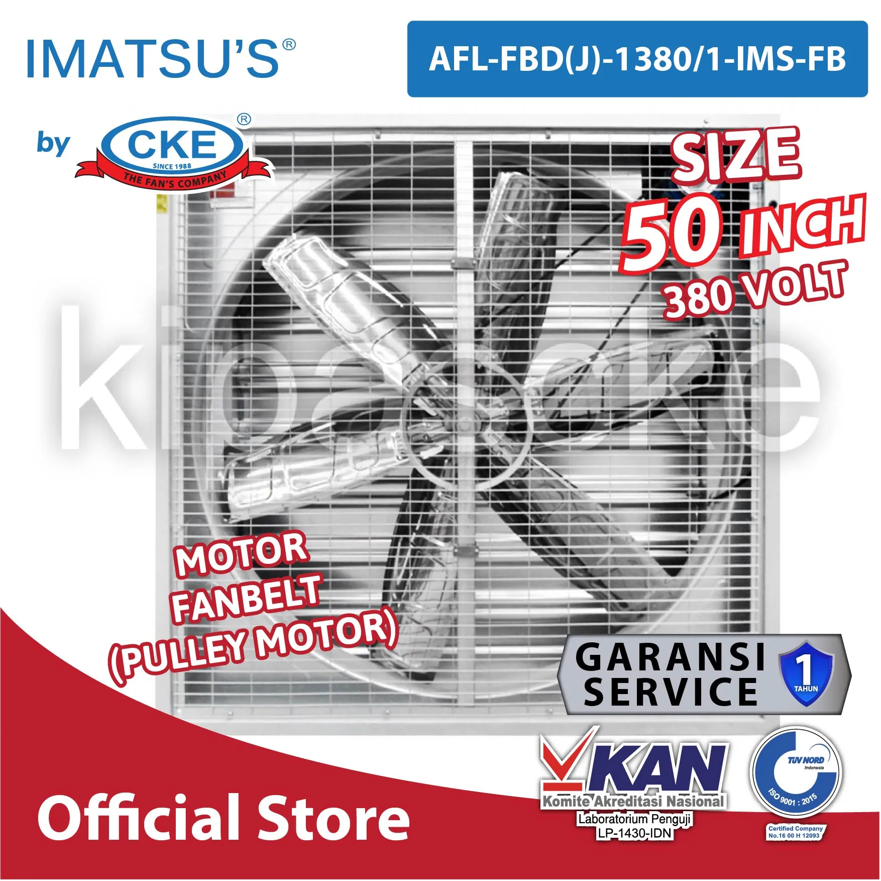 AFL-FBD(J)-1380/3-IMS-FB | Box Fan | KIPAS CKE