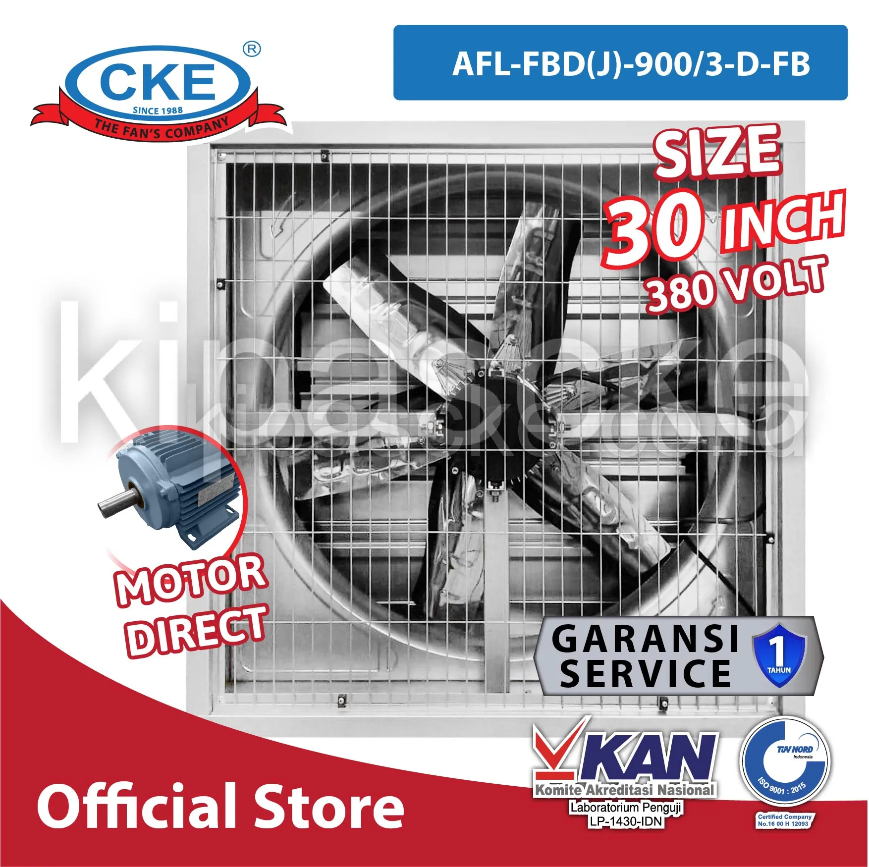 AFL-FBD(J)-900/3-D-FB | Box Fan | KIPAS CKE