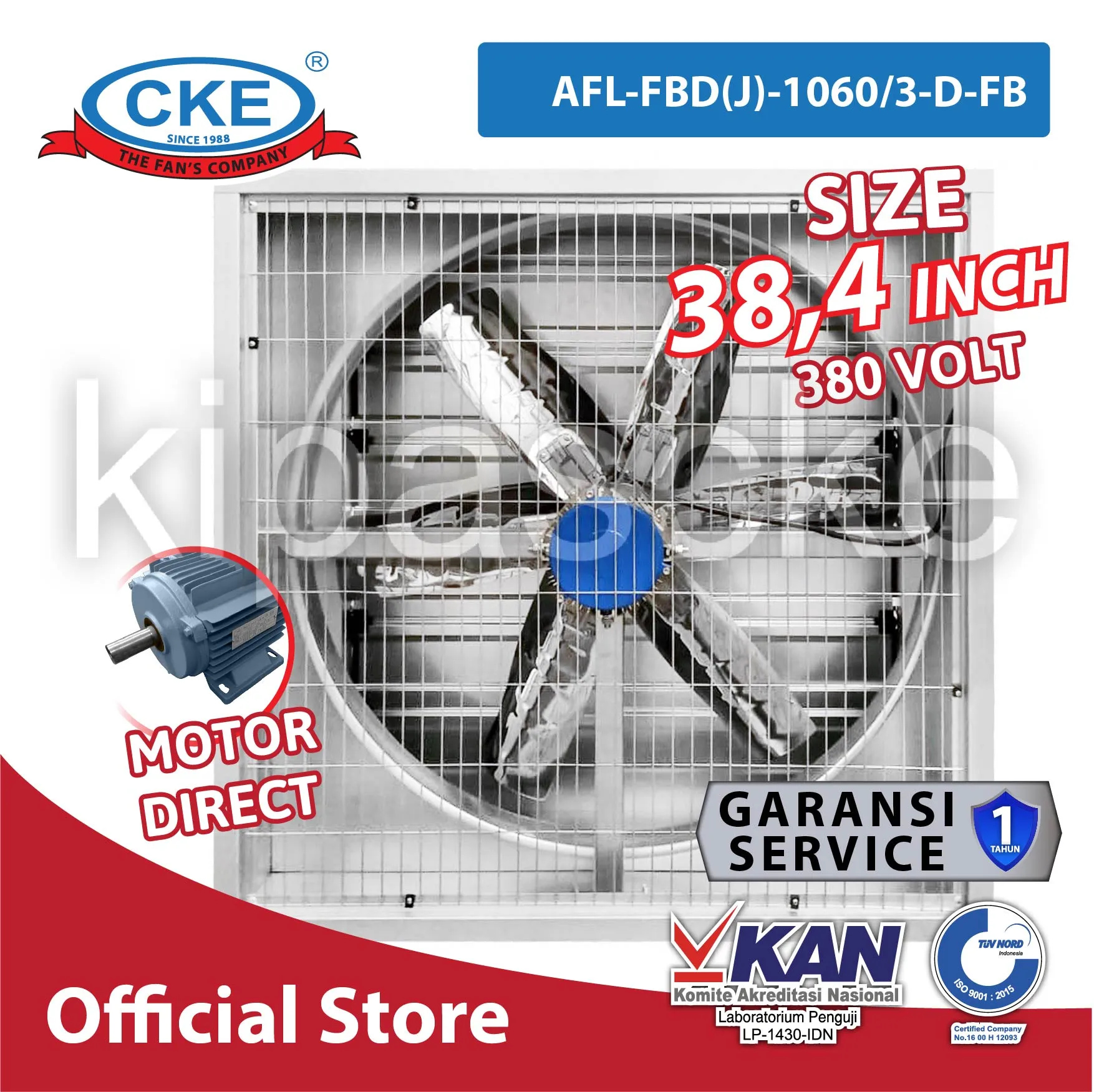 AFL-FBD(J)-1060/3-D-FB | Box Fan | KIPAS CKE