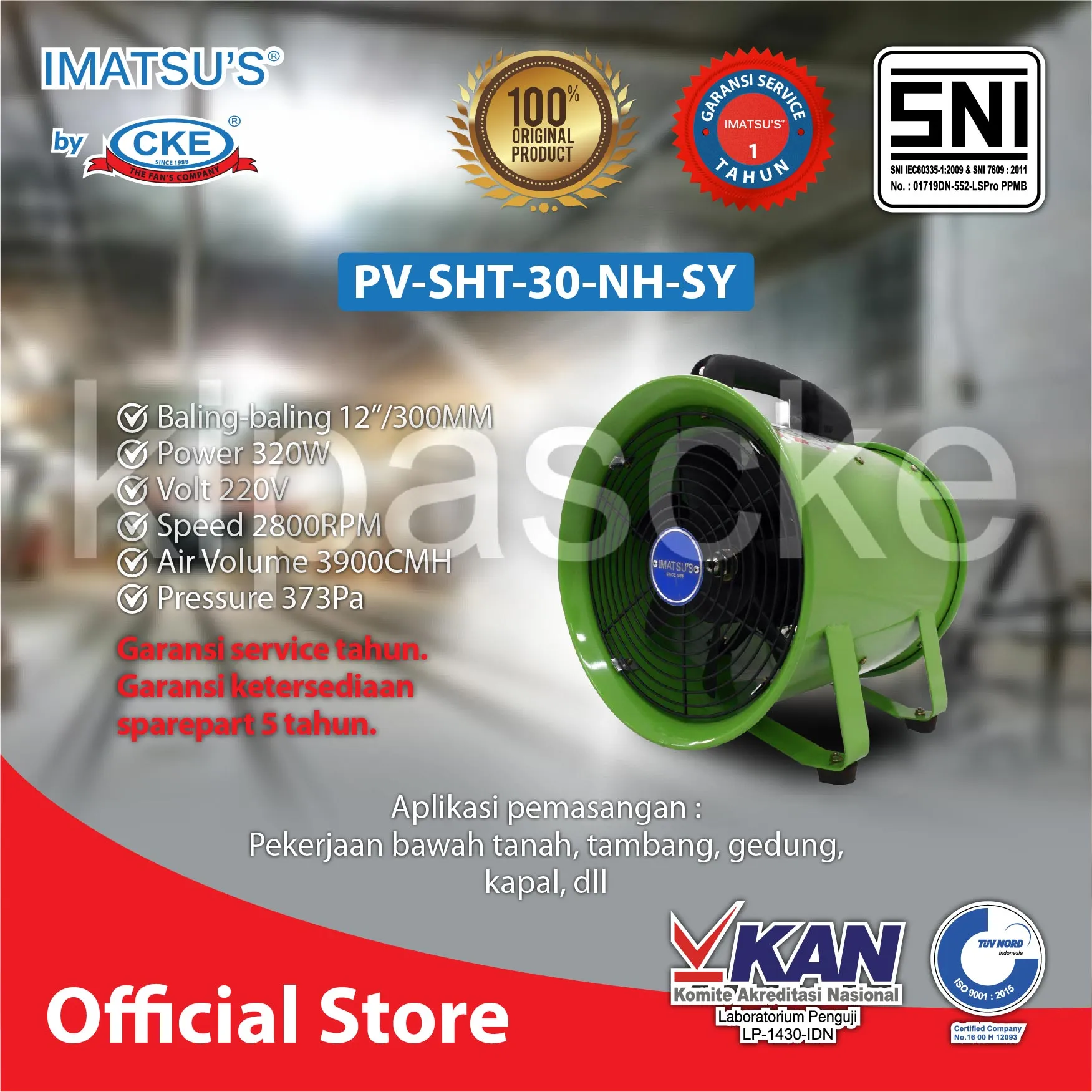 PV-SHT-30-NH-SY | Portable Ventilator | KIPAS CKE