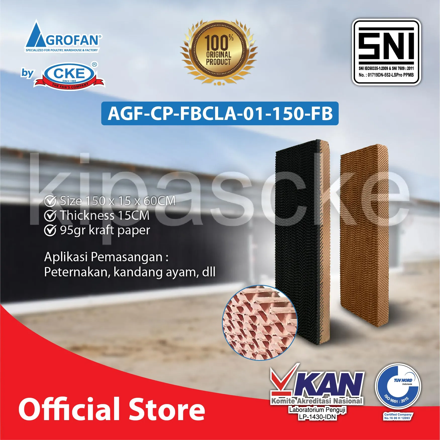 AGF-CP-FBCLA-01-150-FB | Celldeck | KIPAS CKE