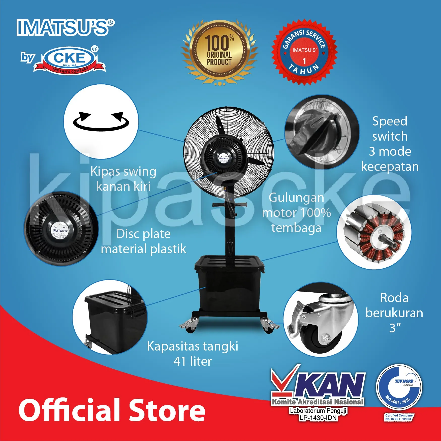 SP-F-26/1-HW | Spray Fan | KIPAS CKE