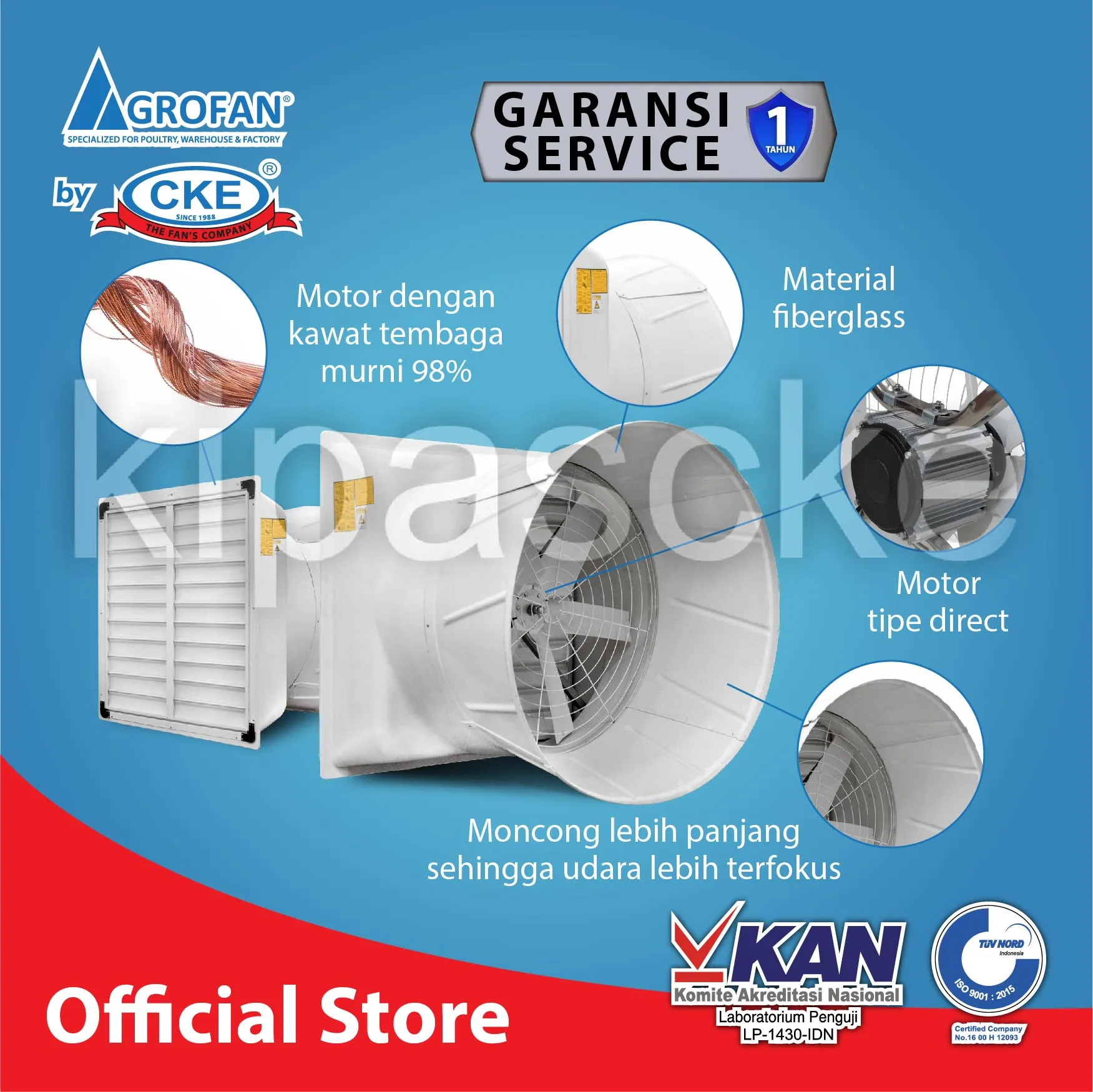 AGF-FBP-1460/1-FB | Cone Fan | KIPAS CKE