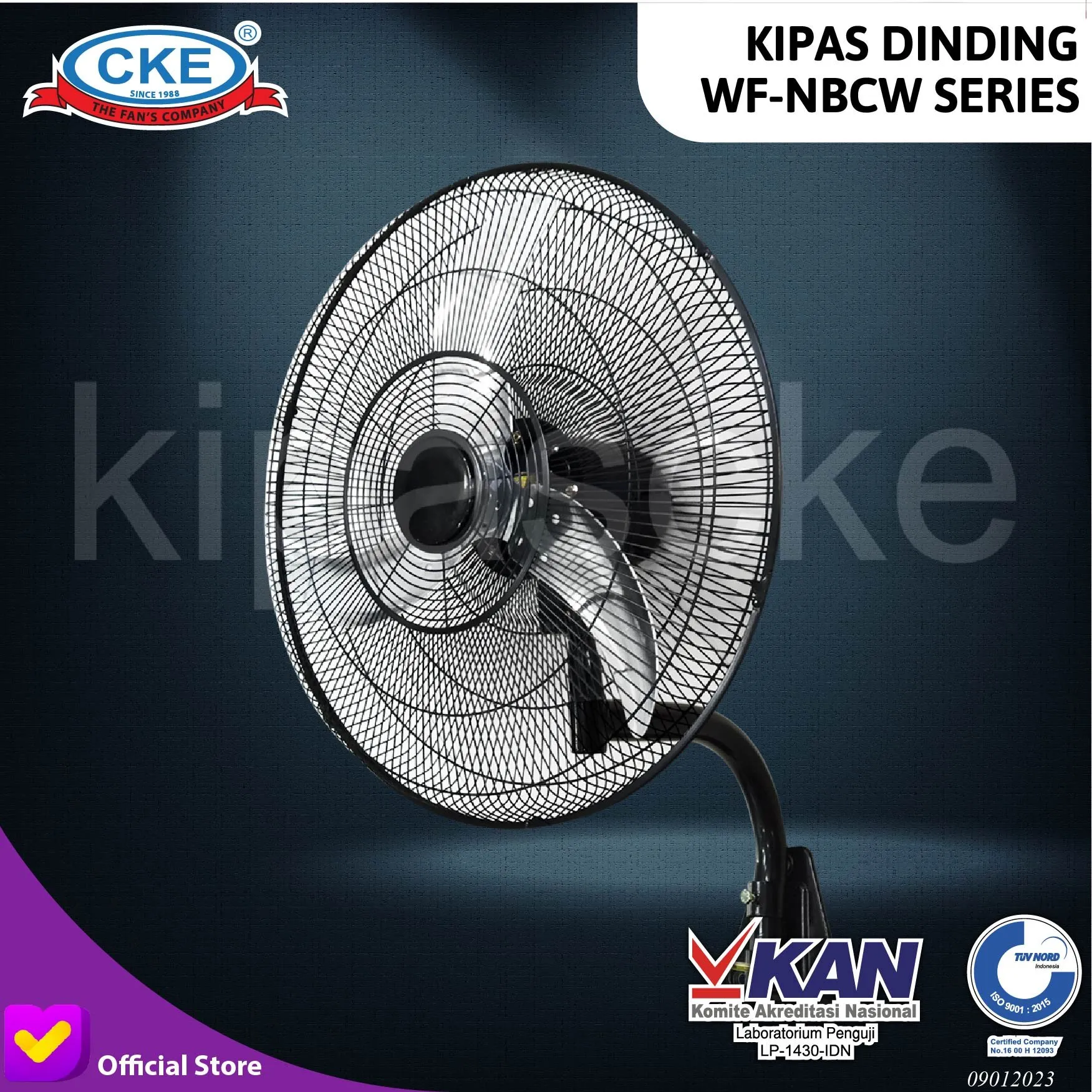 WF-NBCW24/1-TH | Wall Fan | KIPAS CKE