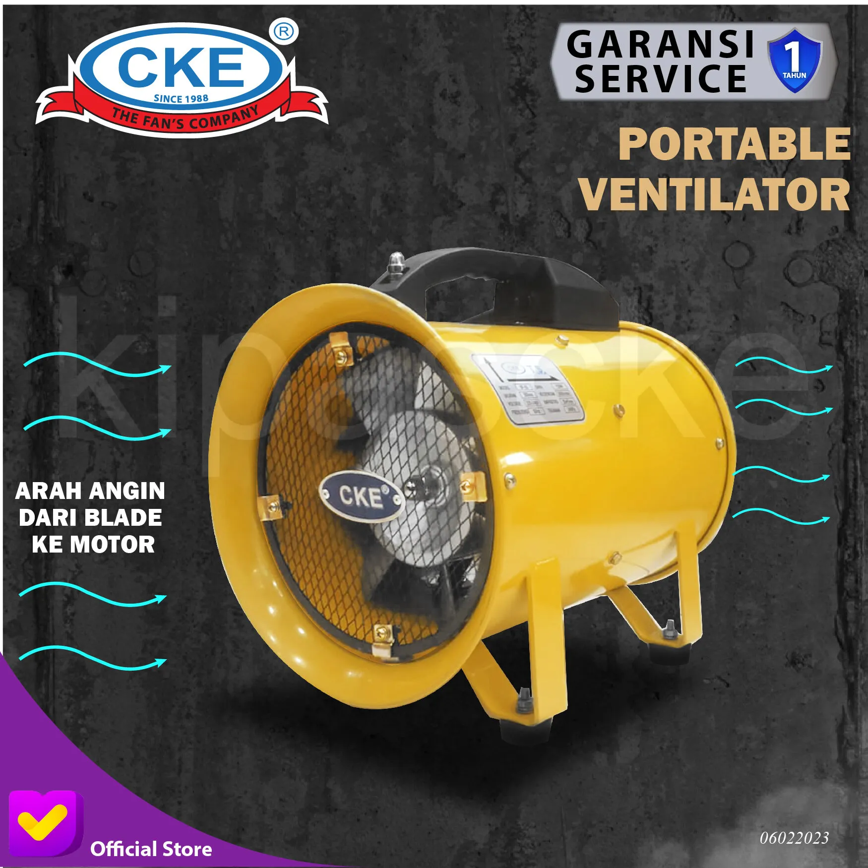 PV-8/1-YL | Portable Ventilator | KIPAS CKE