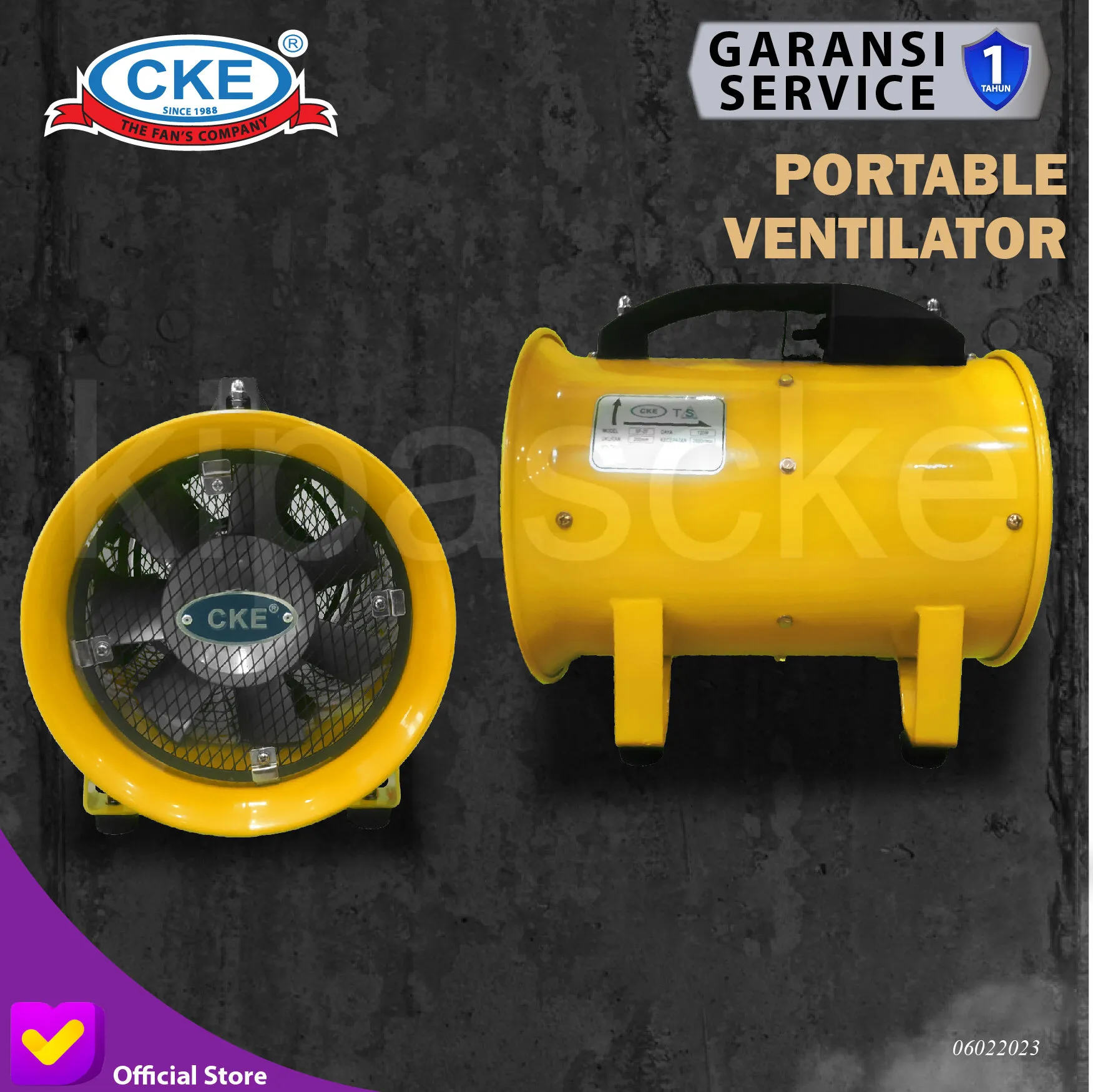 PV-8/1-YL | Portable Ventilator | KIPAS CKE